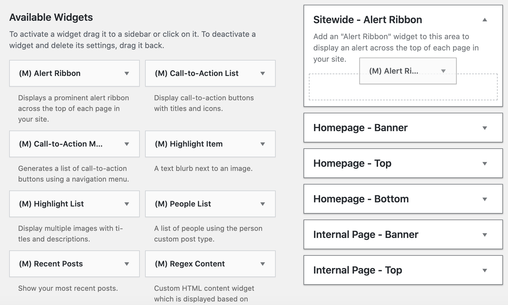 Create an Alert Ribbon – Mason WordPress